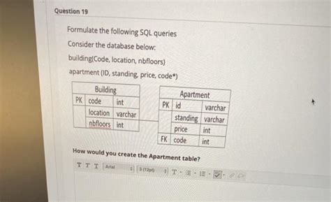 Solved Question 19 Formulate The Following Sql Queries