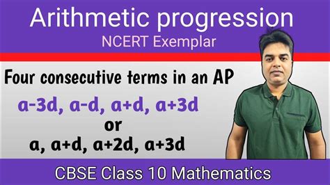 The Sum Of Four Consecutive Numbers In Ap Is 32 Cbse Class 10 Maths