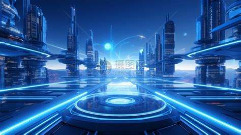 未来科幻世界图片素材 正版创意图片600423086 摄图网