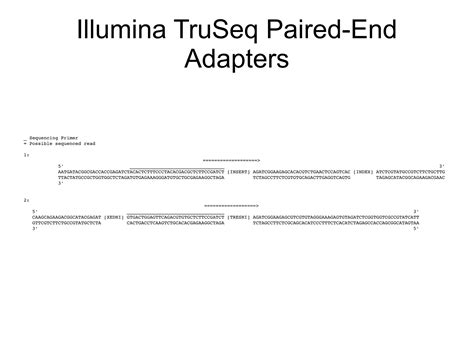Illumina Truseq Paired End Ppt