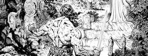 Liam Sharp Trabajando En Un Cómic De Spawn Que Se Parece A Conan El Bárbaro Notiulti