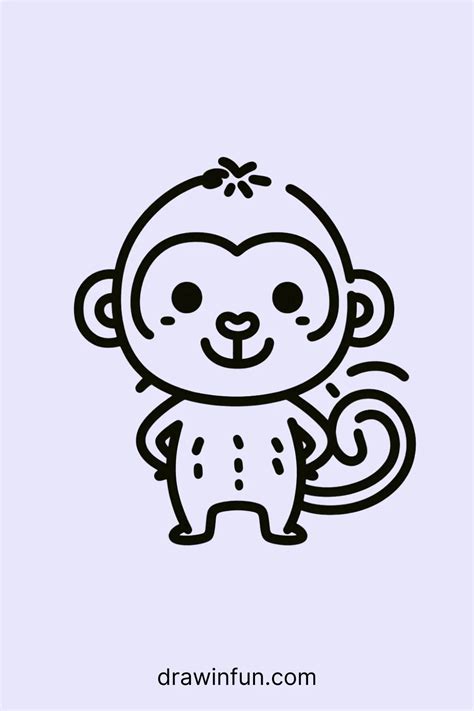 🐵 41 Easy Cute Baboon Drawing Ideas Draw In Fun