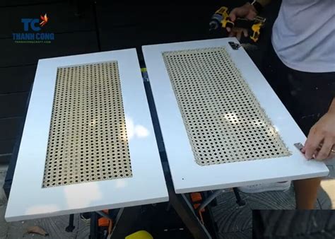 How To Make Rattan Cupboard Doors