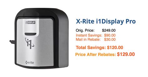 Save 120 On X Rite I1display Pro