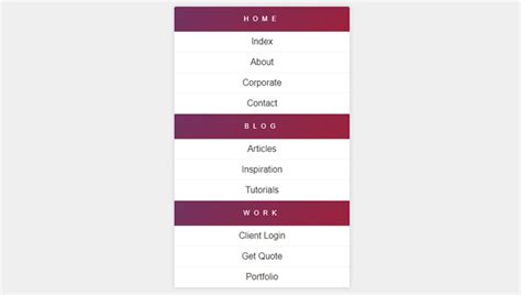How To Create A Vertical Navigation Menu With Css Web