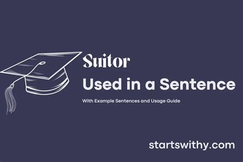 Suitor In A Sentence Examples 21 Ways To Use Suitor
