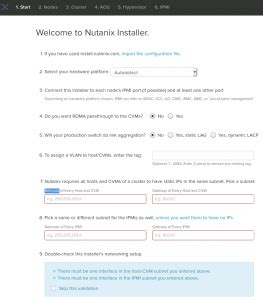 Set IP Address On Nutanix Foundation Nutanix HCI And Hybrid Cloud