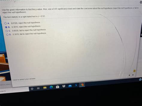 Solved Use The Given Information To Find The P Value Also