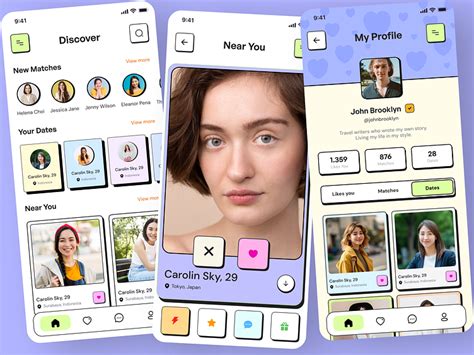 Dating App Design Mobile App By Lazy Kar For Lazyinterface Ui Ux Team