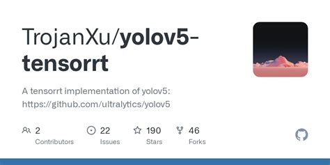 Github Trojanxuyolov5 Tensorrt A Tensorrt Implementation Of Yolov5