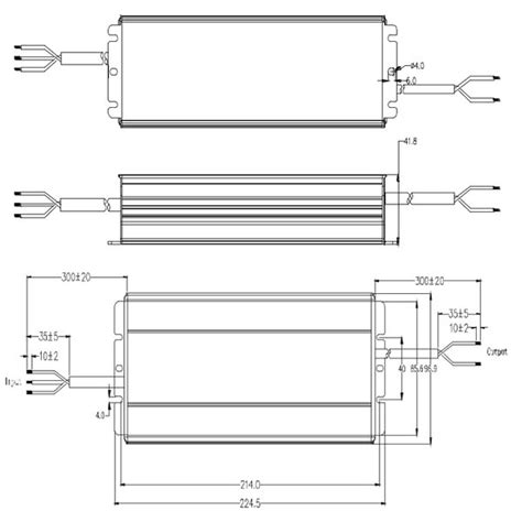 Led захранване Glp 24v 350w 14 6a Ip67 Emag Bg