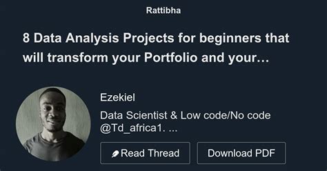 8 Data Analysis Projects For Beginners That Will Transform Your