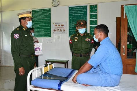 တပ်မတော်ဆေးရုံများ၌ တက်ရောက်ဆေးကုသမှုခံယူနေသူများအား သွားရောက် ကြည့်ရှုအားပေး Myawady Webportal