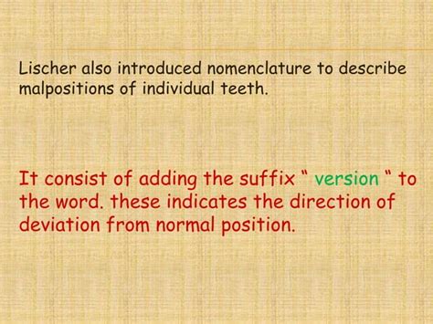 Modifications Of Angle`s Classification Pptx