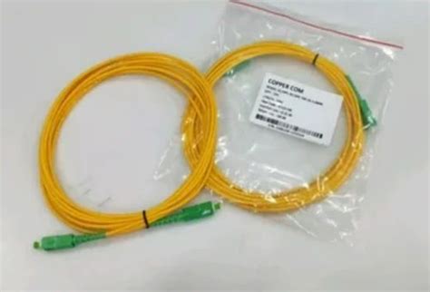 Core Sc Apc To Sc Apc Sm Sx Patch Cord PVC Yellow At Rs In Chennai