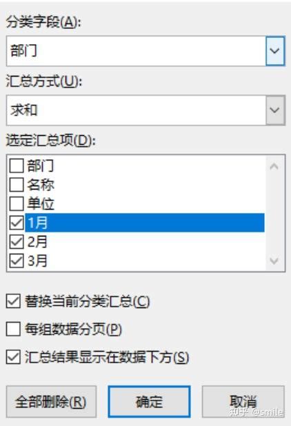 利用excel进行分类汇总 知乎