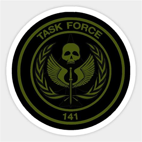 Task Force 141 Cod Mw Ghost 07 Sticker Call Of Duty Cute Stickers Preppy Stickers