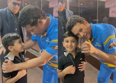 Road Safety World Series T20 2022 Watch Sachin Tendulkar Has A Cute