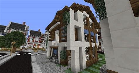 Modern House Maple Leaf Minecraft Map
