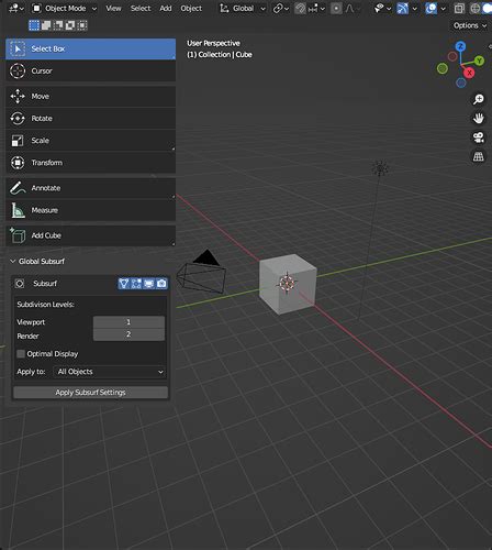 Global Subsurf Modifier Released Scripts And Themes Blender Artists