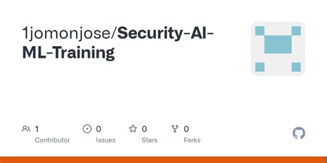 Github 1jomonjose Security Ai Ml Training