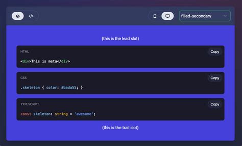 feature preview component · issue 1031 · skeletonlabs skeleton · github