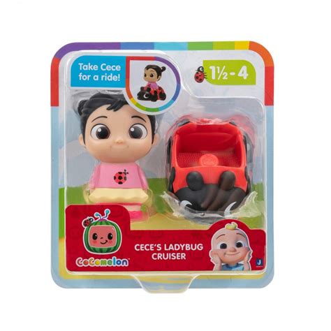 Cocomelon Figura Készlet Jj és Barátai Járműben Cece