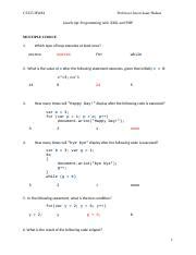 HW Docx CS HW Professor Jason Isaac Halasa JavaScript Programming With XML And PHP