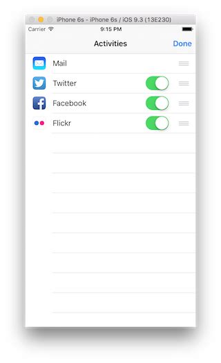 Ios Share Using Uiactivitycontroller With More Available Options Stack Overflow