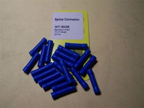 Sell Electrical Terminals Splice Connector 16 14 Ga Blue 20 Pcs In