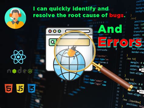 Resolved Bugs Or Errors In Your Frontend Or Backend Web App Upwork