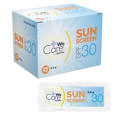 Sunscreen Lotion Packets Spf 30 35 Gram Pouch 25bx — Mountainside
