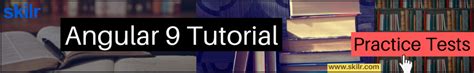 Angular 9 Tutorial Skilr Tutorial