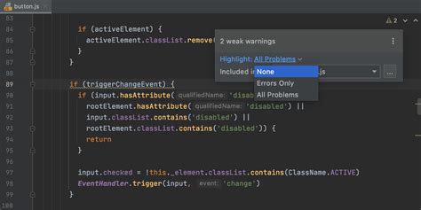 webstorm 2020 2 eap 2 using prettier as the default formatter new inspections widget and vcs