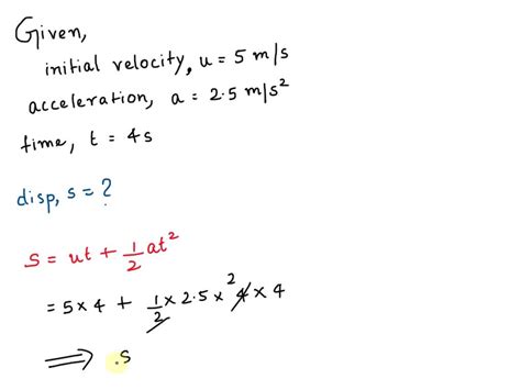 Solved A Particle Moving With An Initial Velocity Of 5m S Is Subjected