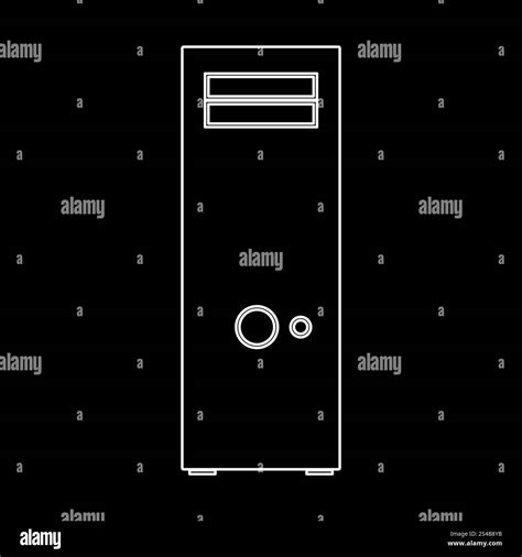 Computer Case Or System Unit Icon Stock Vector Image And Art Alamy