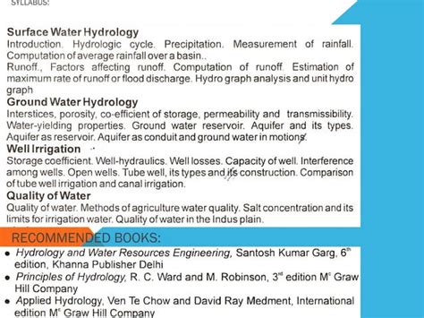Hydrology Introduction Catchment Area Ppt