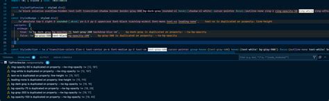 Many Unnecessary Duplicate Warnings · Issue 24 · Lightyenvscode Tailwindcss Twin · Github