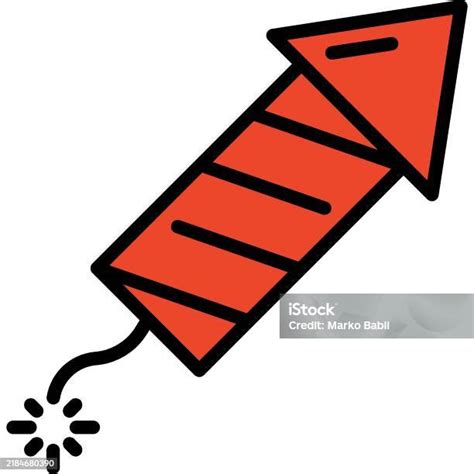 불꽃 놀이 로켓 아이콘입니다 생일 색종이 폭발의 만화 이모티콘 벡터 일러스트 레이 션 3차원 형태에 대한 스톡 벡터 아트 및 기타 이미지 3차원 형태 Political