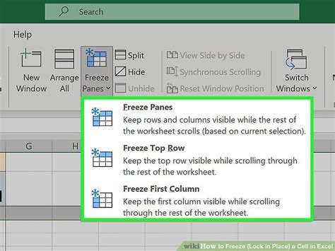 How To Freeze Lock In Place A Cell In Excel Steps