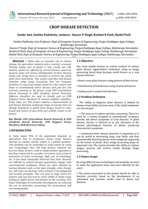 Crop Disease Detection Pdf