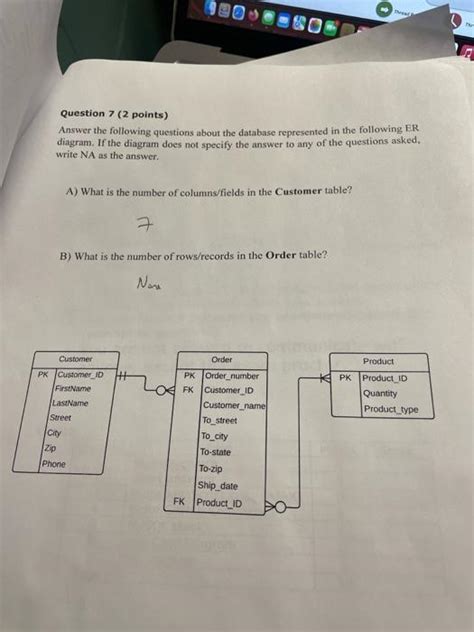 Solved Question 7 2 Points Answer The Following Questions Chegg Com