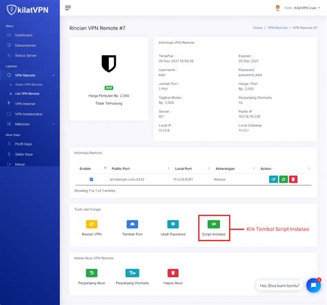 install vpn ke mikrotik dengan script dokumentasi kilatvpn