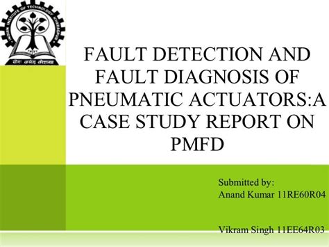 Fault Detection And Fault Diagnosis