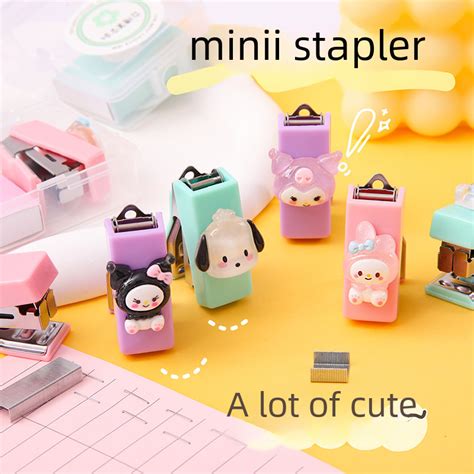 Cute Cartoon Mini Stapler Student Small Stapler Stapler Office Portable