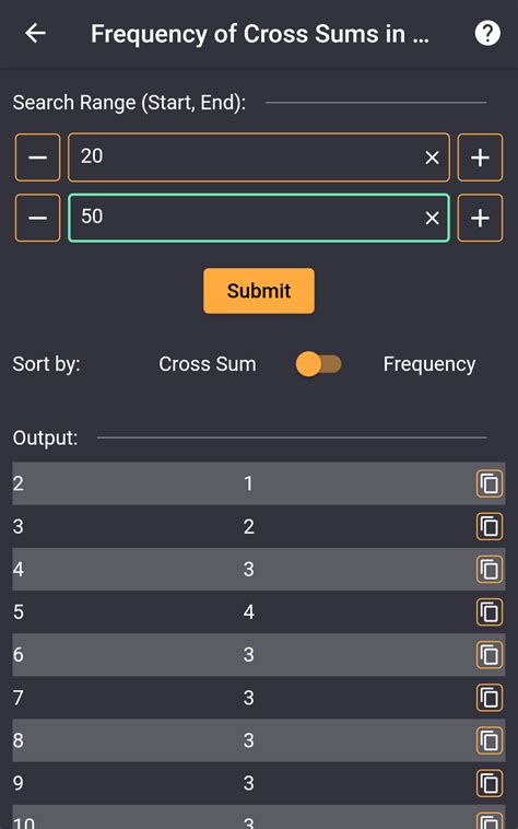 05 How Do I Find The Frequency Of Cross Sums In A Range GC Wizard