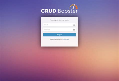 crudbooster an effective crud generator to bootstrap laravel web application development