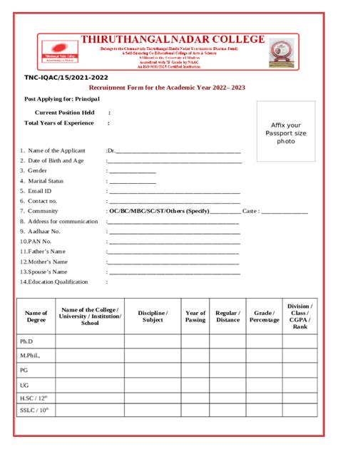 15 Application For Principal Doc Template Pdffiller