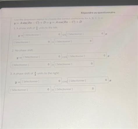 Solved Create Three Possible Trigonometric Functions For The