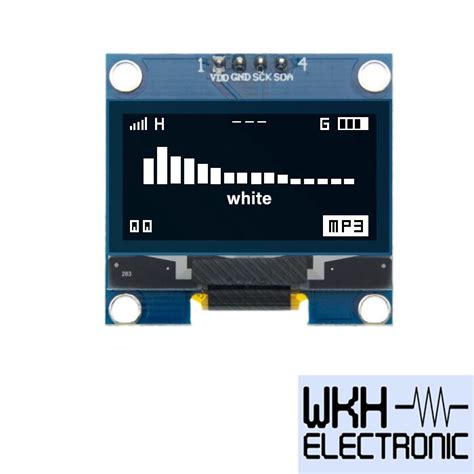 Jual Modul Display OLED X LCD I C Inch White Putih Arduino Kota Surabaya WKH
